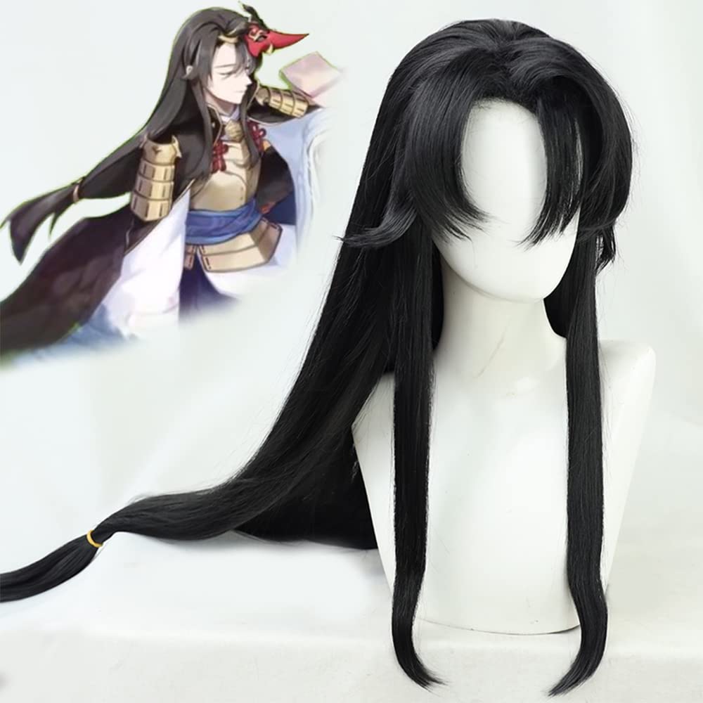 Buy Sasa Lily, Black Long Sideburn Braids, Genshin Impact, Game Anime ...