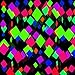 Amazon.com: 122feet UV Neon Streamers Glow Garland Hanging Paper Glow ...
