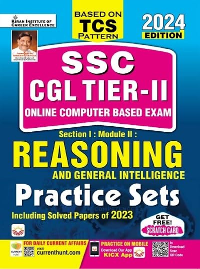 Buy SSC CGL Tier 2 Reasoning Practice Sets 2024 Edition Based on TCS ...