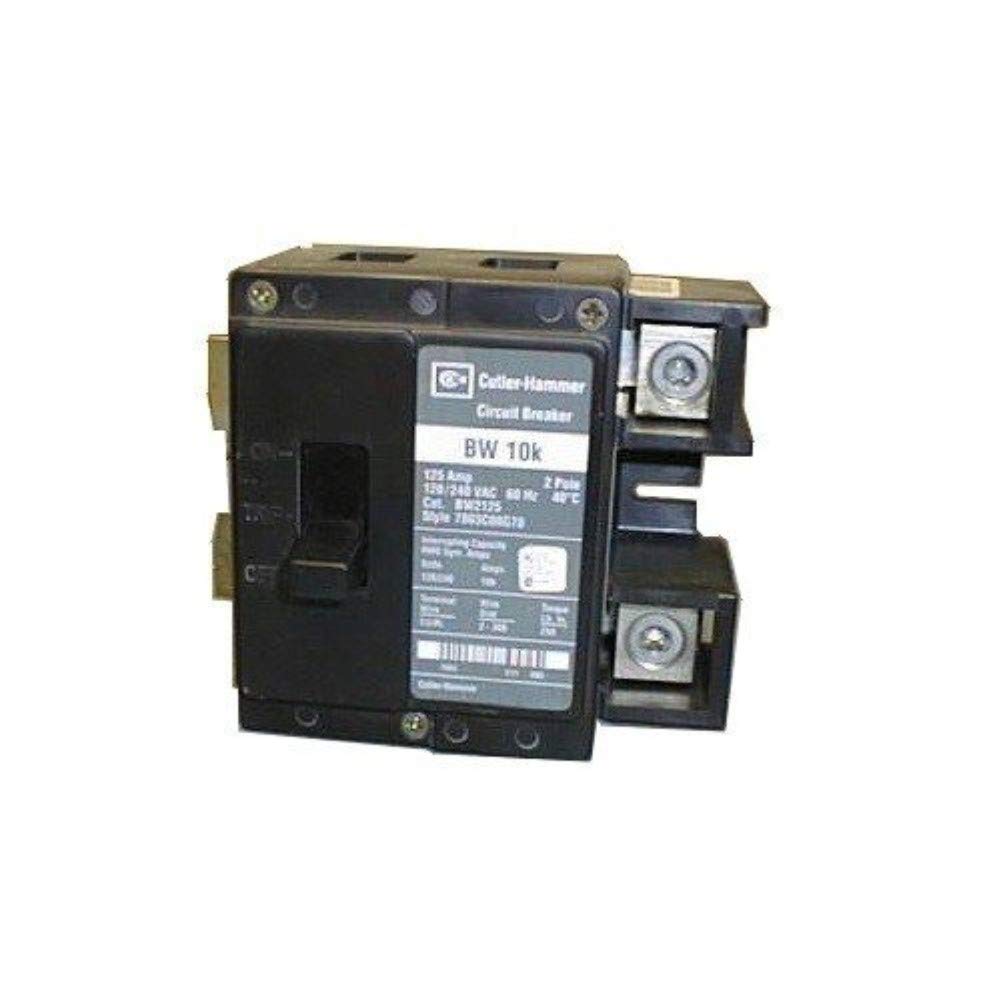 Cutler Hammer bw2175 2 pole 1 Phase Circuit Breaker 175 Amps Bolt-on BW ...
