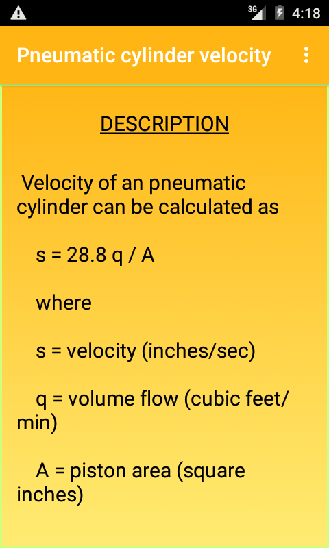 Amazoncom Pneumatic Cylinder Velocity Appstore For Android