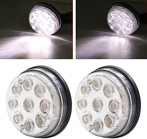 ZHHXYanh 2Pcs 9 Led Truck Side Lights 12V Round Side Marker Lights ...