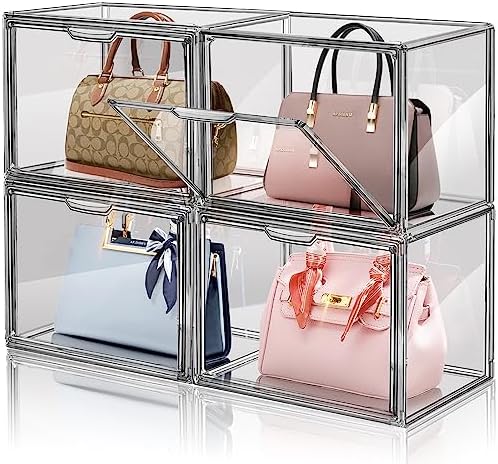 submatches Closet Organizers And Storage Clear Handbag Storage,Purse ...