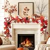 Amazon.com: Alupssuc 6FT Fall Garland Decor, Autumn Garland with ...
