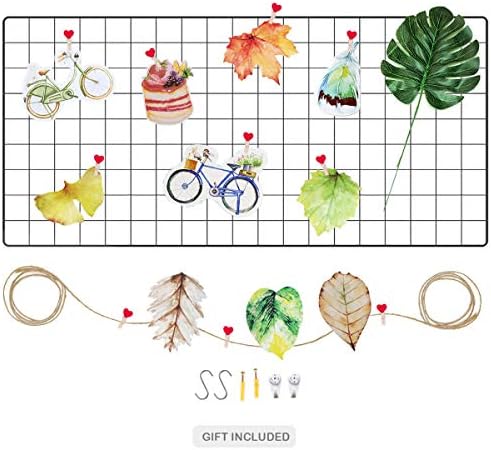 Wall Photo Grid Shelf, Wall Hanging Ins Art Display Grid Panel for ...