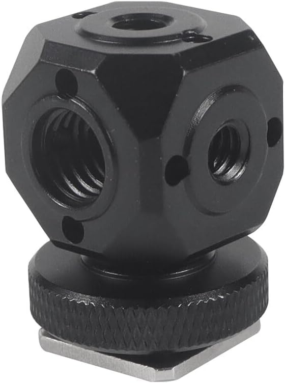 Amazon.com : NovelGoal Screw Hole Bracket Magic Cubic Mount Adapter 1/4 ...