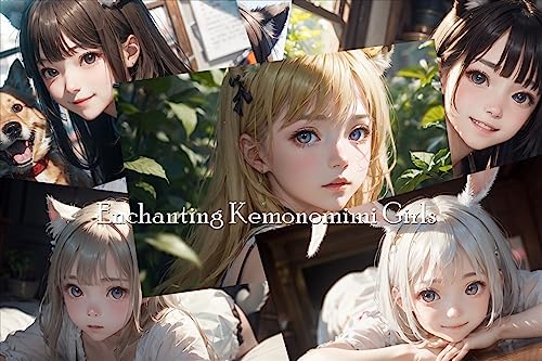 Amazon.co.jp: Enchanting Kemonomimi Girls: 《魅惑のケモ耳娘たち》 ケモミミイラスト集 画像生成AI ...