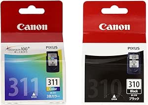 Amazon.co.jp: 【純正品セット商品】CanonインクカートリッジBC-311(3色カラー) + BC-310(ブラック) 2個セット 対応機種:PIXUS MP493 / MX ...