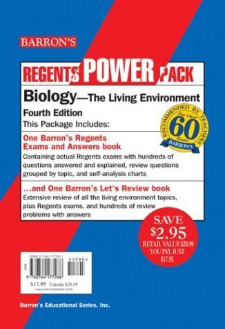 Amazon.com: Biology Regents Power Pack (Barron's Regents NY ...