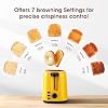 Amazon.com: iSiLER 2 Slice Toaster with 1.3 Inches Wide Slot, 7 ...
