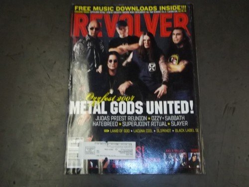 REVOLVER MAGAZINE August 2004 Ozzfest Ozzy Black Sabbath Label Society ...