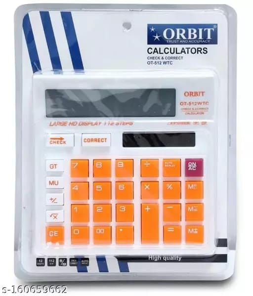 Orbit OT - 512WTC Basic Calculator (12 Digit) : Amazon.in: Office Products