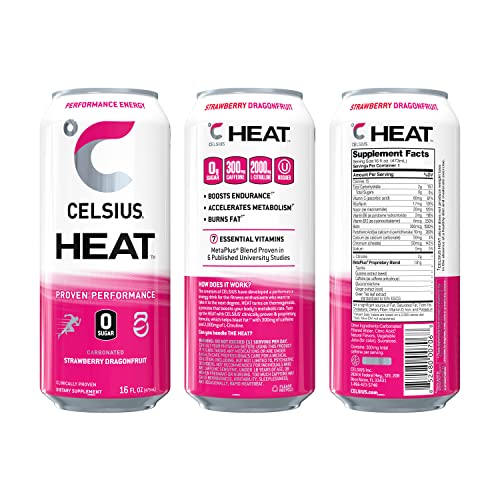 Snapklik.com : CELSIUS HEAT Strawberry Dragonfruit Performance Energy ...