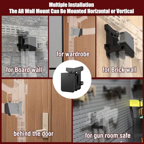 Snapklik.com : LULACOOL Gun Wall Mount, AR10 Rifle Holder Wall Rack ...