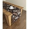 Buy S9 Premium Polyester Floral 6 Seater Table Runner with Piping ...