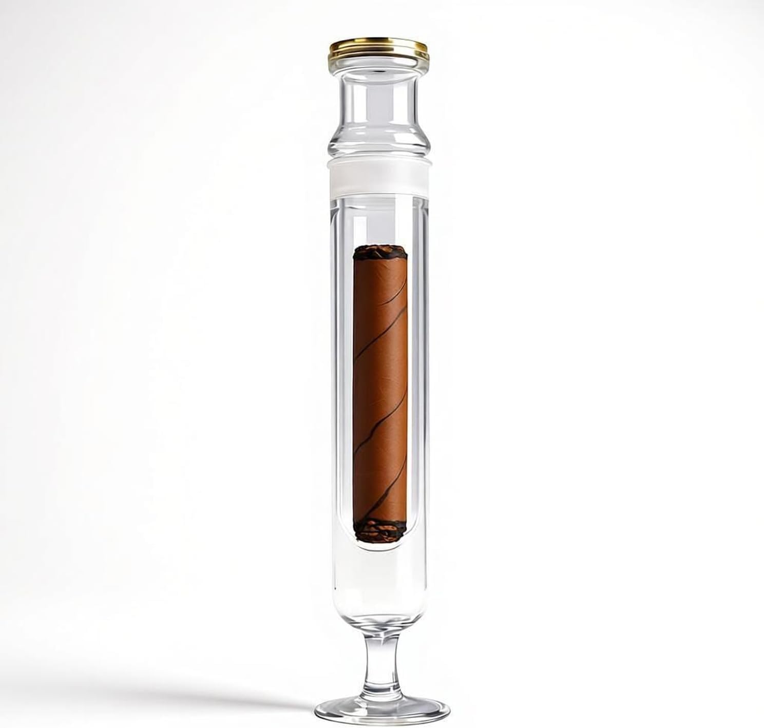 Amazon.com: Glass Cigar Humidor Tube with Hygrometer & Aroma Infusion ...