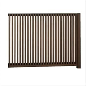 Amazon | LIXIL TOEX Gスクリーン 縦格子タイプ 連結本体（基本本体が別途必要です） H15 W20 【リクシル】 【アルミフェンス 柵】 木調カラー クリエダーク | フェンス・垣