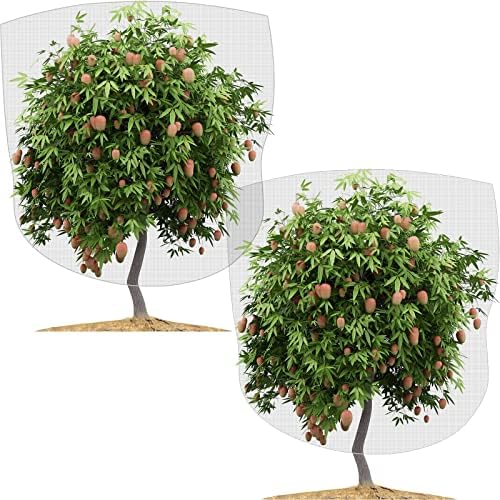 Amazon.com : 6 Pack 8.2 x 6.5 Feet Insect Bird Barrier Netting Mesh with Drawstring Bug Netting ...