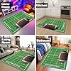 Amazon.com: Osimiccp Football Rug for Bedroom 3'x5' Non Slip Football ...