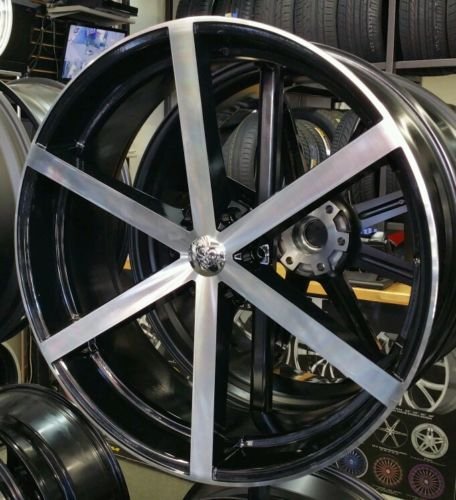 Buy 26" INCH U2-33 WHEELS RIMS & TIRE FITS CHEVY GMC CADILLAC INFINITI ...