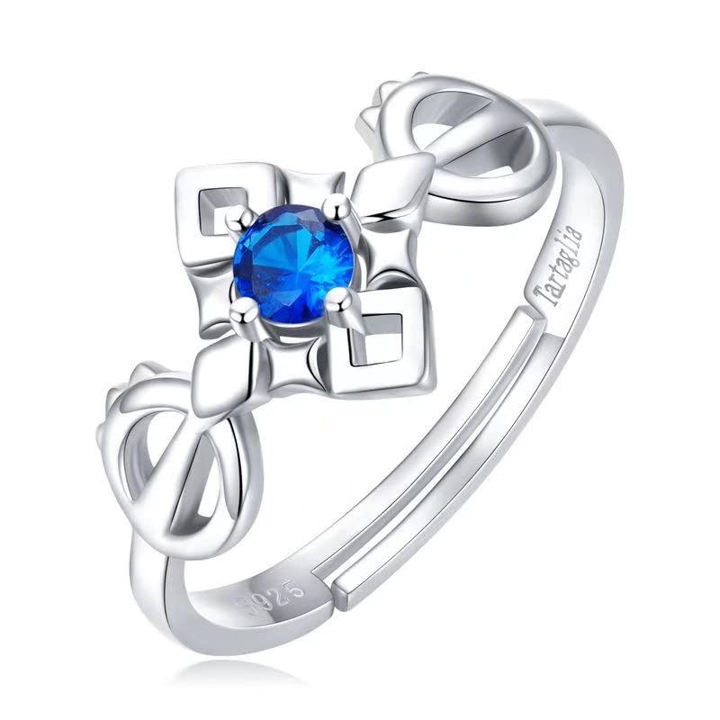 Buy Anime Genshin Impact Game Rings - 925 Sterling Silver Genshin ...