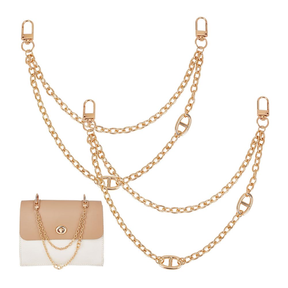 Amazon.com: UNICRAFTALE 2Pcs 11.57 Inch Bag Chain Decorative Metal Bag ...