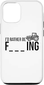 Amazon.com: iPhone 12/12 Pro I'd Rather Be Farming Farmer Agriculture ...
