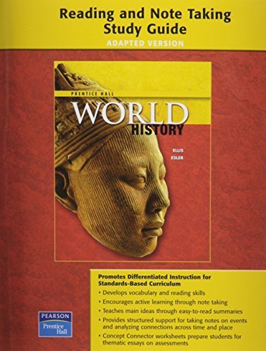 PRENTICE HALL WORLD HISTORY ADAPTED READING AND NOTE TAKING STUDY GUIDE ...