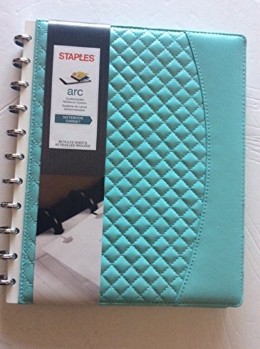 Amazon.com: Staples Arc Customizable Quilted Notebook System, Blue, 9-1 ...