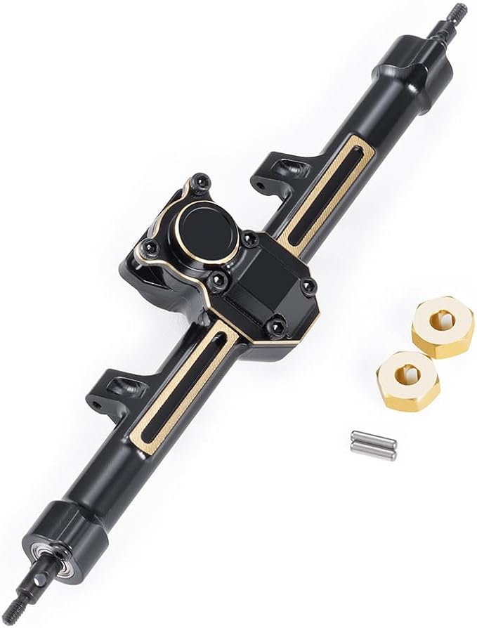 Amazon.com: MOHERO SCX24 Extended Axles Set +4mm Front and Rear Axles ...