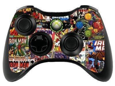 the grafix studio Comics Superhero Xbox 360 Remote Controller/Gamepad ...