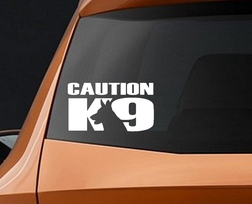 Amazon.com - BERRYZILLA Caution K9 Decal Working Police Law Enforcement ...