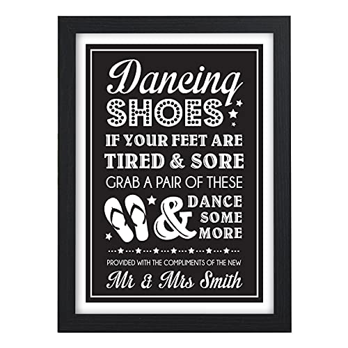 PERSONALISED Dancing Shoes Wedding Signs Dancing Feet Flip Flops ...