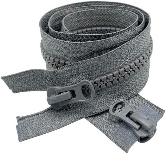 Amazon.com: 2PCS #8 60 Inch Two Way Separating Zippers(Open-end Zipper ...
