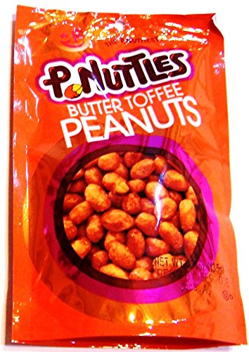 Amazon.com : P-Nuttles Butter Toffee Peanuts, 4.75 Ounce Bag (Pack of 2 ...