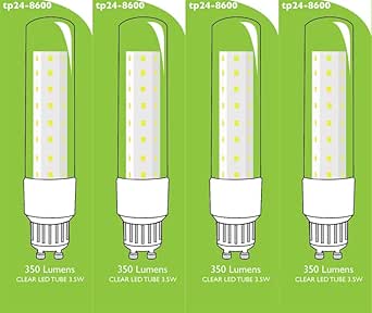 tp24 8600 Tube Lamp LED L1/GU10 3.5w Clear (2898 & 2317 Replacement) *4 ...