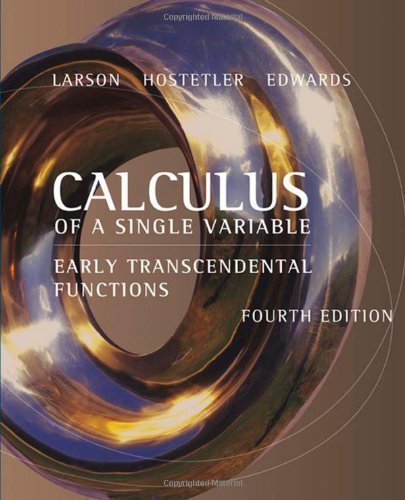By Ron Larson - Calculus of a Single Variable: Early Transcendental ...