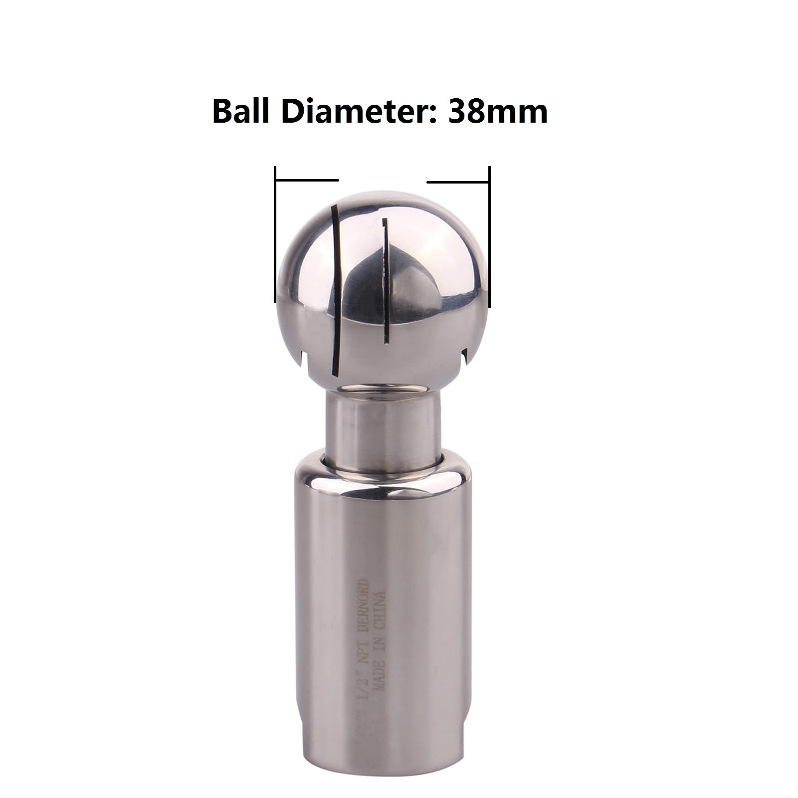 Snapklik.com : DERNORD Rotary Spray Ball NPT Female CIP Tank Cleaning ...