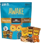 Amazon.com : AWAKE - Caffeinated Chocolate Bites - 50mg Caffeine ...