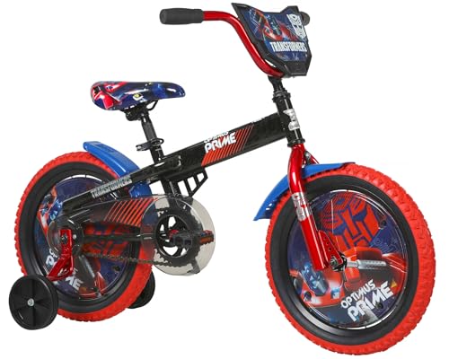 Snapklik.com : Transformers 16-Inch Boys BMX Bike For Age 5-7 Years