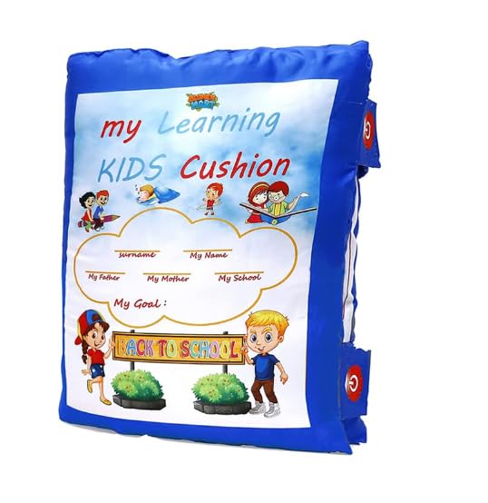 GLOBAL MALL 14 Side Learning Pillow Book for Kids, Sitting Washable ...