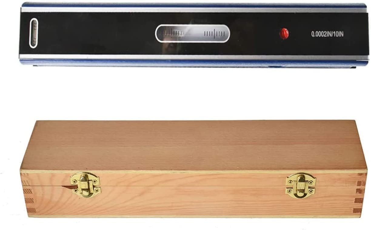 12 Inch Master Precision Level with Wooden Box Accuracy 0.0002"/10 ...