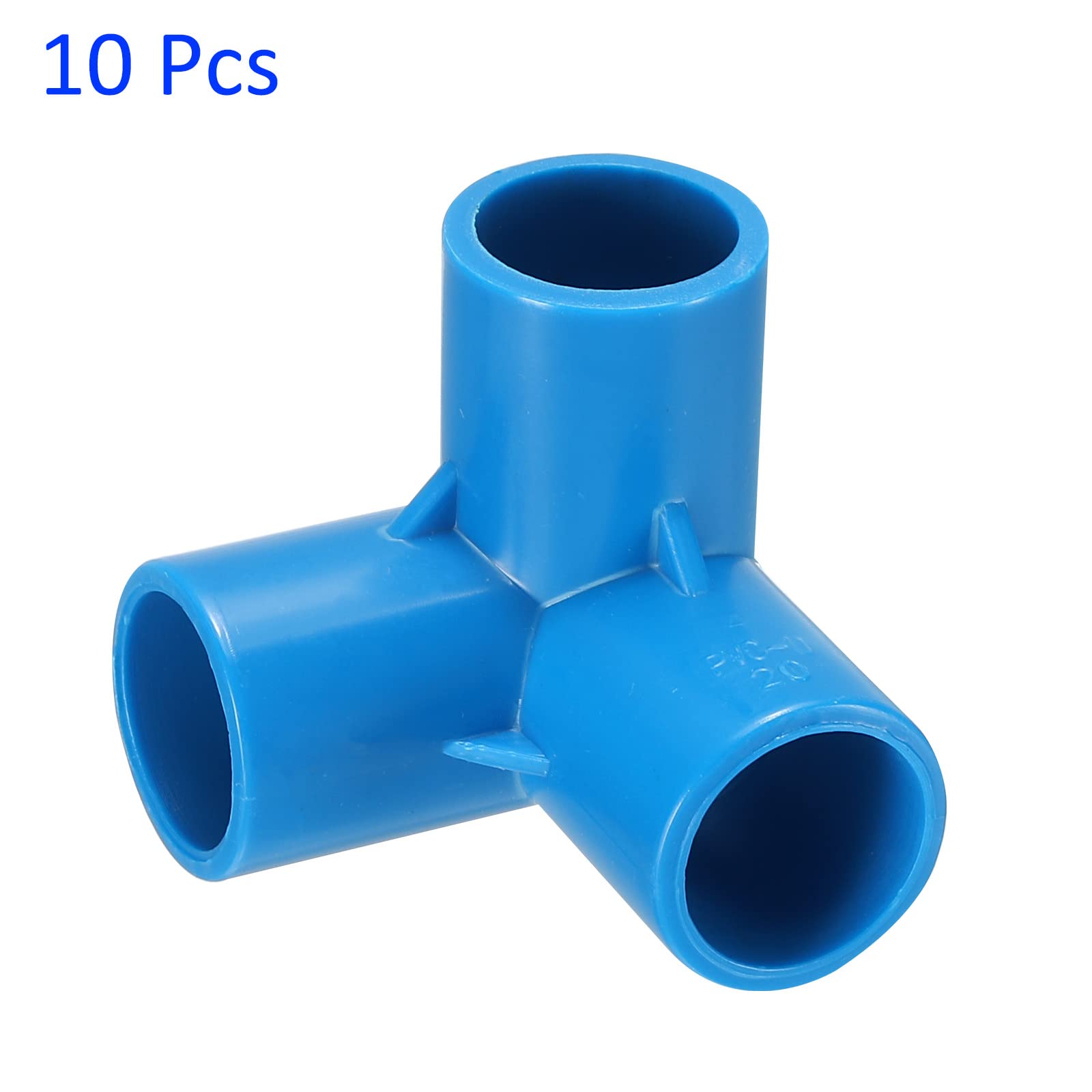 M METERXITY 10 Pack PVC Pipe Fittings – Water Tubing Joint Connectors ...