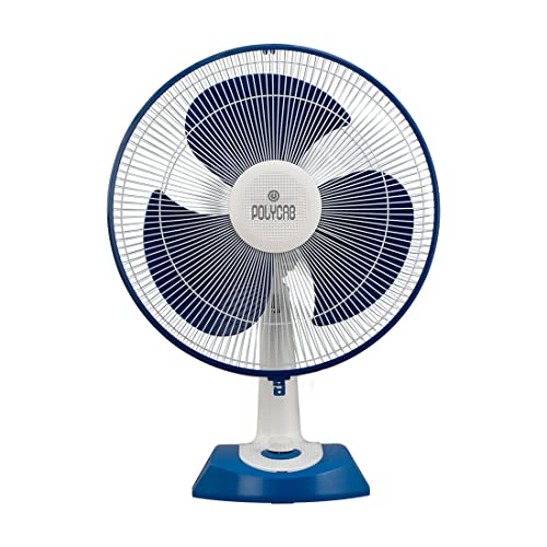 Polycab Aery High Speed 400MM 2100RPM Table Fan(Blue) - Price History