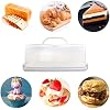 Amazon.com: DIIRPPR Set of 2pcs Portable Plastic Loaf Bread Box with ...