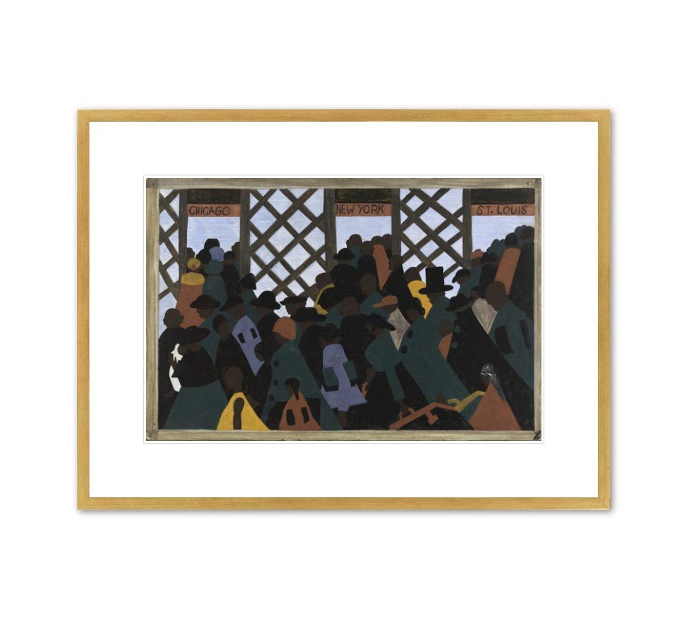 Jacob Lawrence Migration Series Panel 1