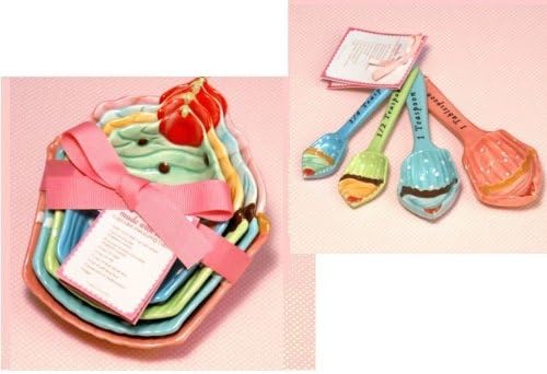 Amazon.com: Cupcake Measuring Cups - 4: Measuring Spoons: Home & Kitchen