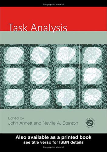 Task Analysis: Annett, John, Stanton, Neville Anthony: 9780748409068 ...