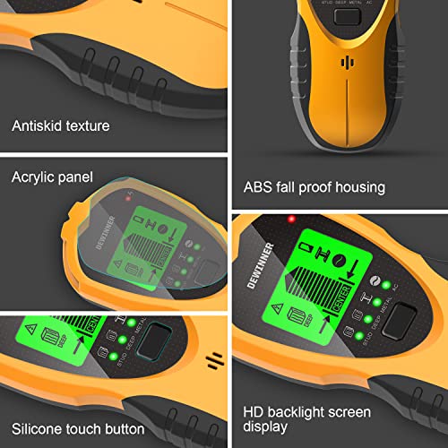 Stud Finder Wall Scanner, DEWINNER Wall Detector, Non Contact Voltage ...