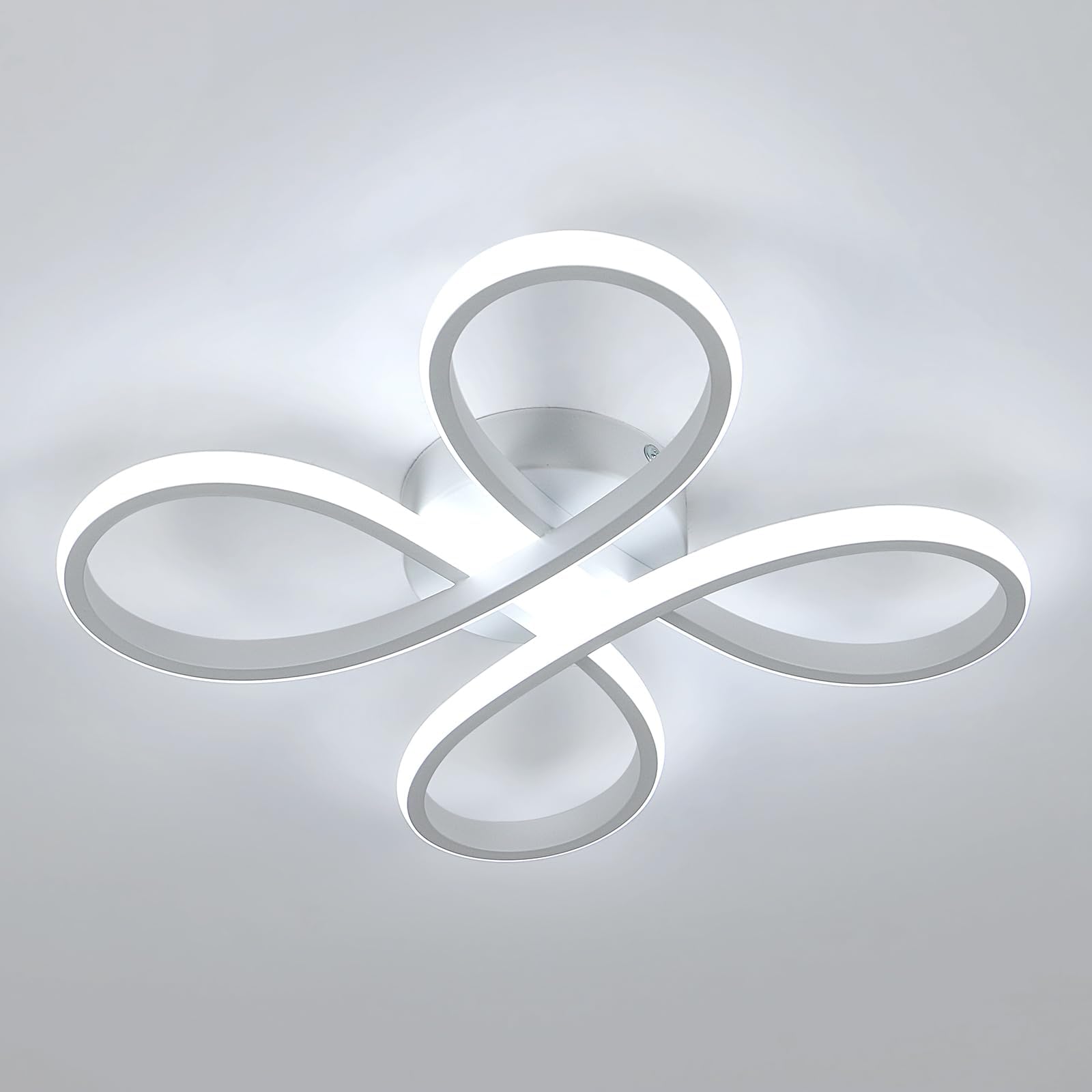 Hudi Fyier Modern LED Ceiling Light,4 Rings Flush Mount Ceiling Light ...